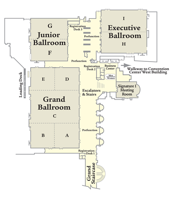 Capacities & Floorplans | Rosen Centre Hotel